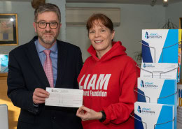 Adams Harrison Present Cheque To The Liam Fairhurst Foundation | Adams ...